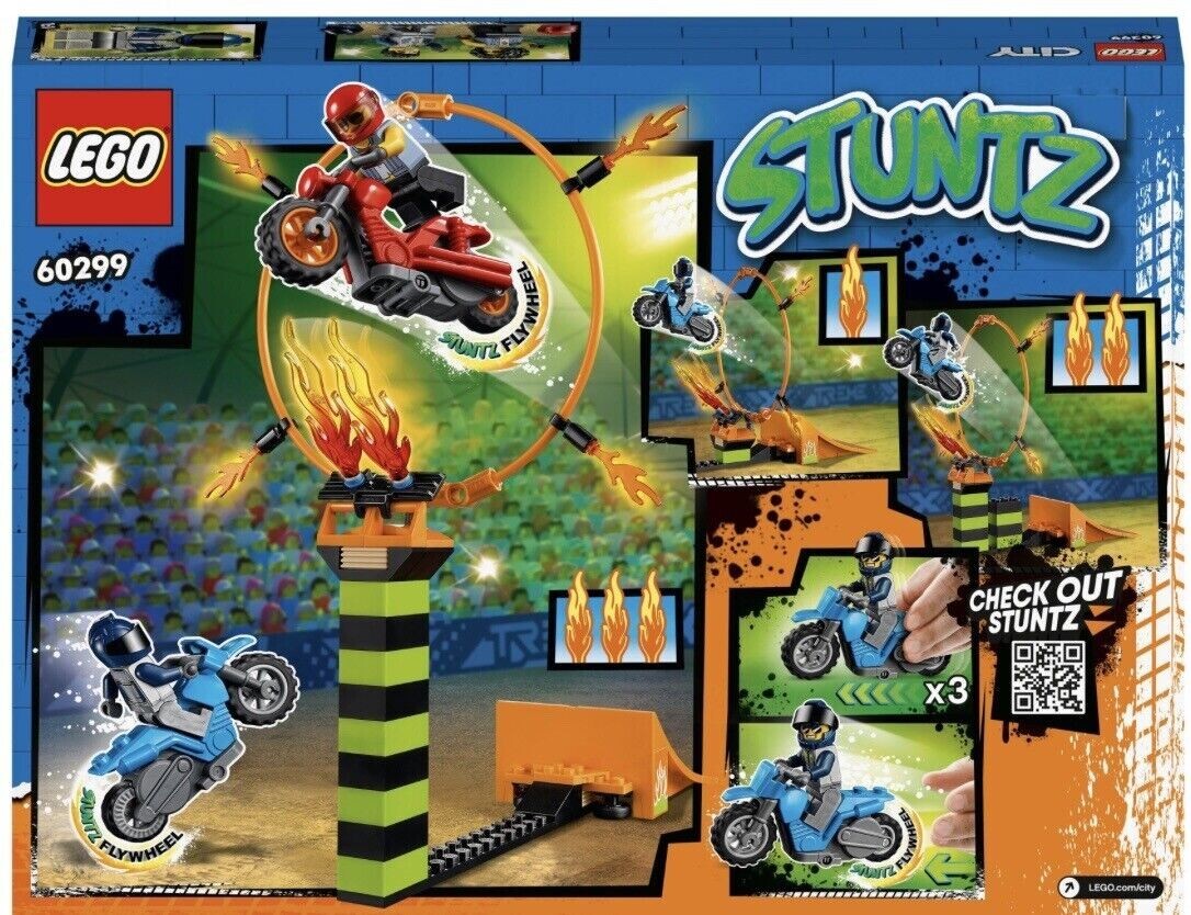 LEGO City Stunt Competition 60299 , 73 Piece Kit - Stuntz Flywheel ...