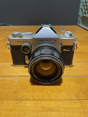 Ricoh Singlex TLS Auto Rikenon 55mm F1.8 M42 Mount Film Camera | eBay