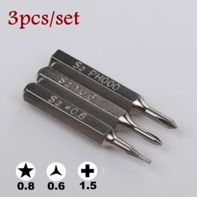 Y000 /Y0.6 Screwdriver Micro bits for iPhone XS 11 12 13 Repair Hex 4mm ...