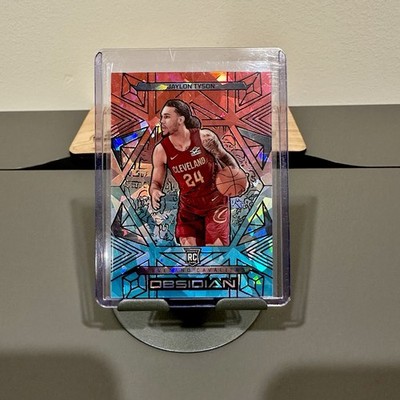 2024-25 Obsidian Jaylon Tyson Rookie Fire Cracked Ice Flood 1/49 SP SSP ...