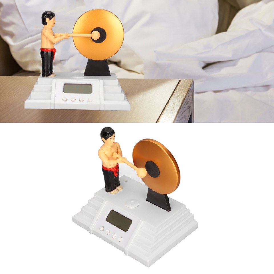 Alarm Clock Digital Alarm Clock With Gong Stick Supports Screen Backlight | eBay UK