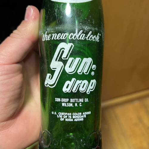 Vintage Sun Drop Golden Cola Wilson NC Soda Bottle North Carolina ACL ...