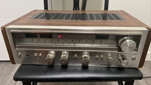 Pioneer SX 680 AM/FM Stereo Receiver Vintage Audio Walnut Veneer Tested ...