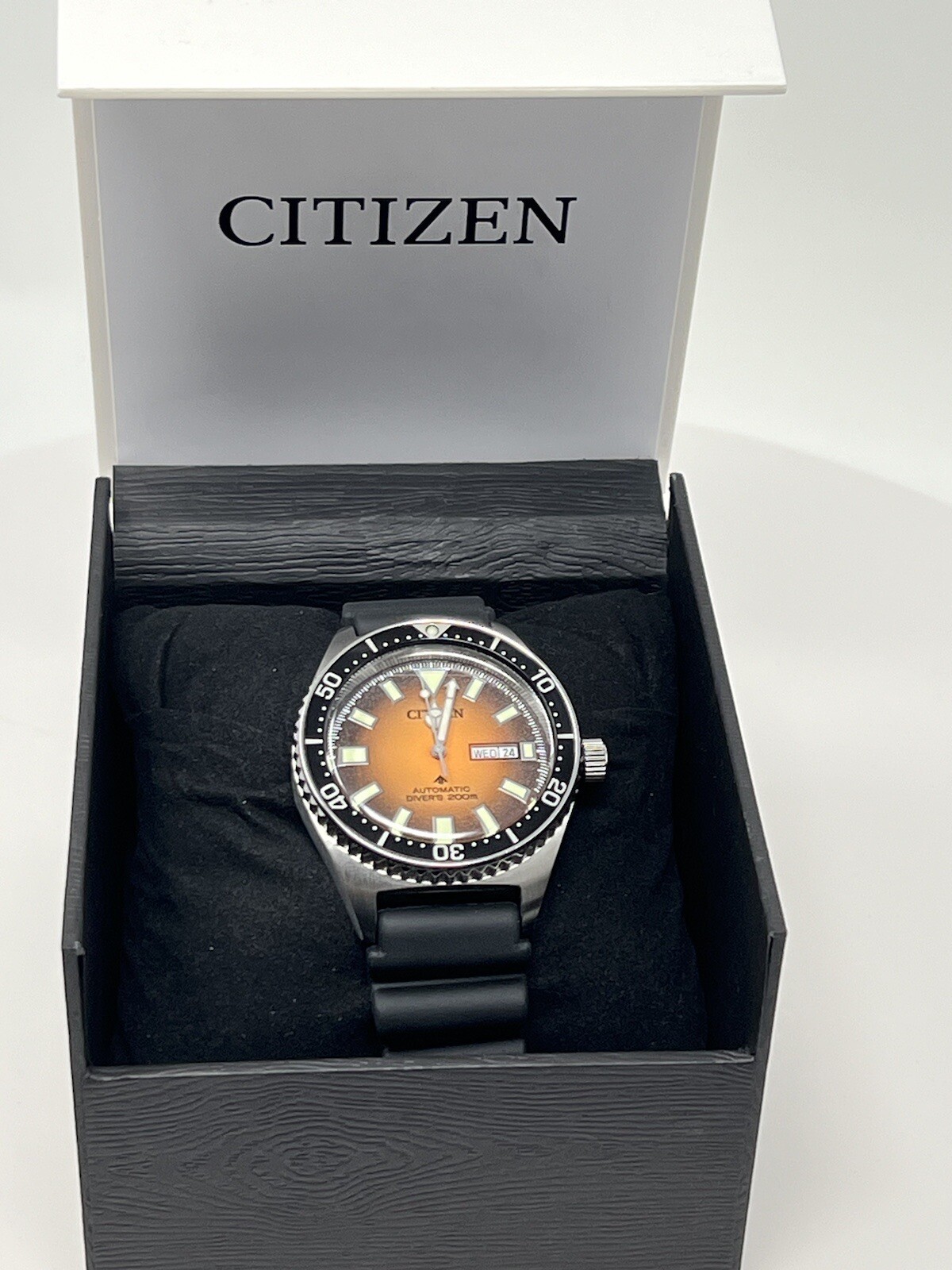 Citizen Promaster Diver Automatic Orange Dial Men's Watch - NY0120-01Z ...