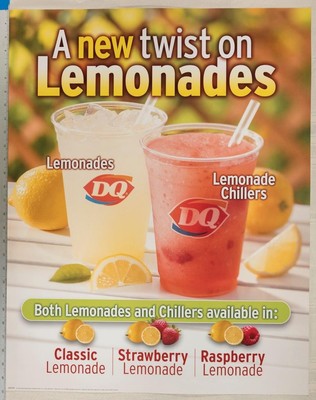 Dairy Queen Poster Lemonade Chillers 22x28 dq2 | eBay