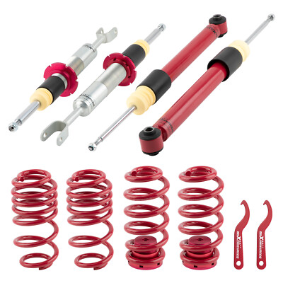 Adjustable Coilover Struts Shock Kit For Audi A4 B7 Typ 8E 2001-2008 ...