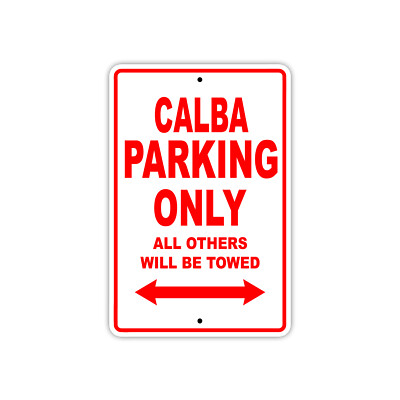 Calba Parking Only Boat Ship Yacht Art Notice Decor Novelty Aluminum ...