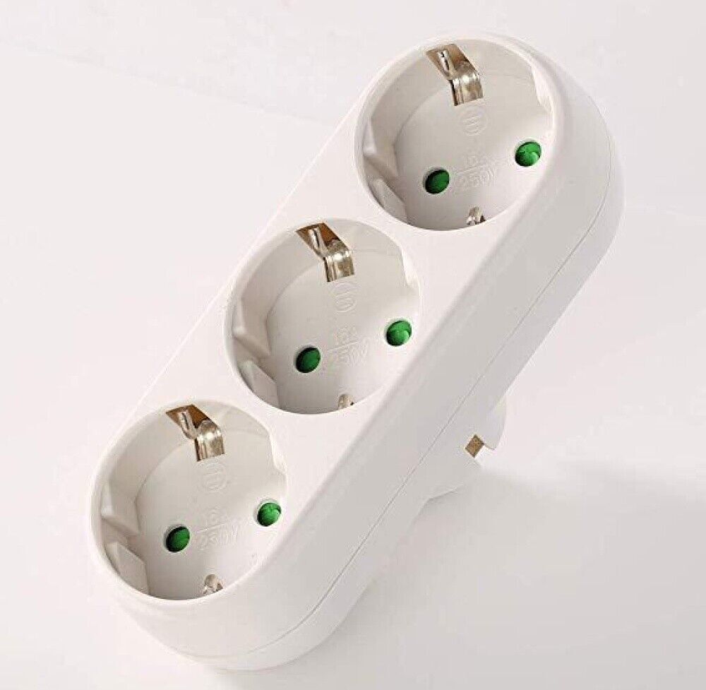 2 3 4 Fach EU Steckdose Mehrfachstecker Steckdosenleiste ...