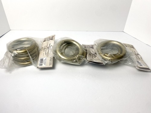 Classic Home Collection Drapery Curtain Rings Set 12 Wood 2" - 2.25 ...