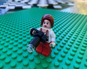 Lego TMNT APRIL O'NEIL Oneil Journalist minifig photographer camera ...