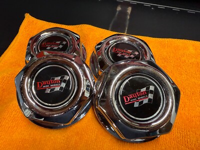 DAYTON WIRE WHEEL CENTER CAPS CHROME | eBay