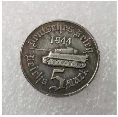 GERMAN COIN -- 1943 - 5 Mark - Tiger Tank Coin... | eBay