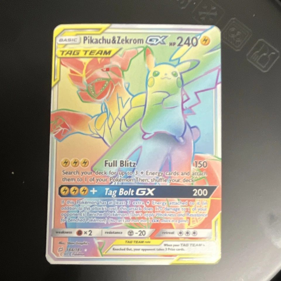 Pikachu & Zekrom GX 184/181 Sm-Team Up for sale | eBay