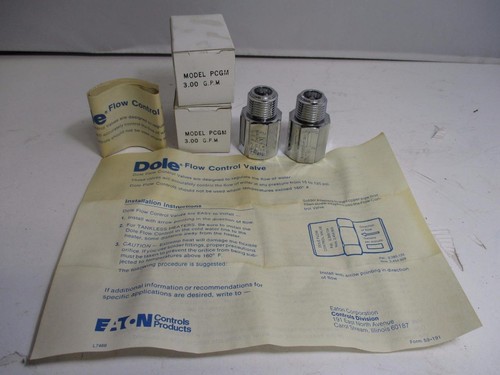 Dole/ Eaton Flow Shower Control Valve PCGM 3.00 G.P.M 3006.378 | eBay