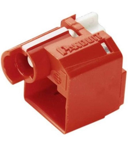 Panduit Psl-dcplx Rj45 Plug Lock-in Device 10 Devices Red and 1 Tool ...
