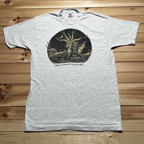 Vintage 1994 The Great Swamp Folklore Devil Beast Art Shirt Size Large ...