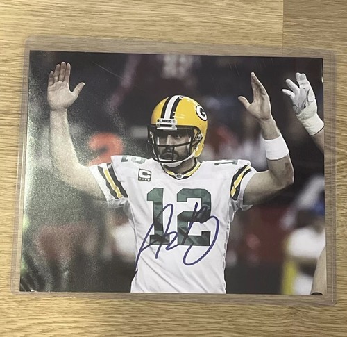 Aaron Rodgers SIGNED AUTOGRAPHED 8x10 Photo Packers Jets W/ COA | eBay