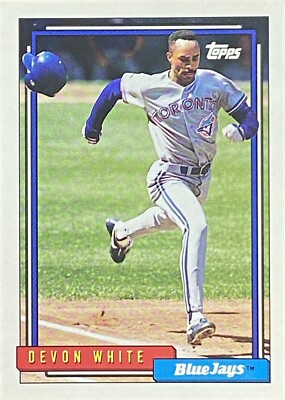 1992 Topps #260 Devon White Toronto Blue Jays Baseball Card | eBay