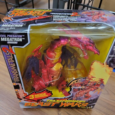Hasbro Transformers Beast Wars Evil Predacon Megatron Dragon Action ...