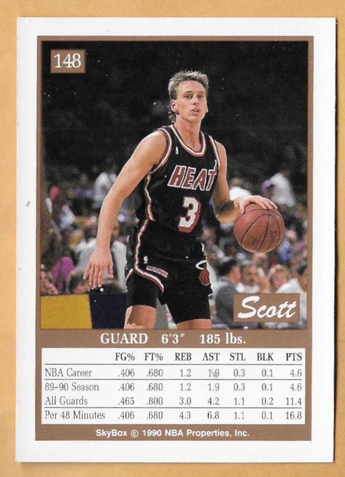 SCOTT HAFFNER MIAMI HEAT #148 SKYBOX 1990-91 | eBay