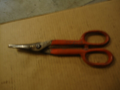 BLUE POINT CD10A RED DUCKBILL TIN SNIPS MEASURING 10'' LONG | eBay