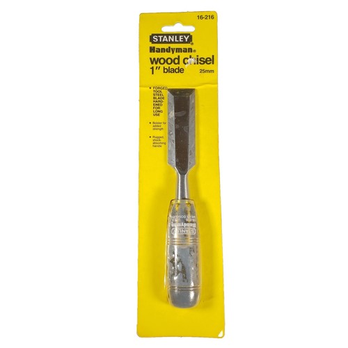 1987 Stanley Handyman 16-216 Workmaster 1" Wood Chisel 25mm New Made in ...