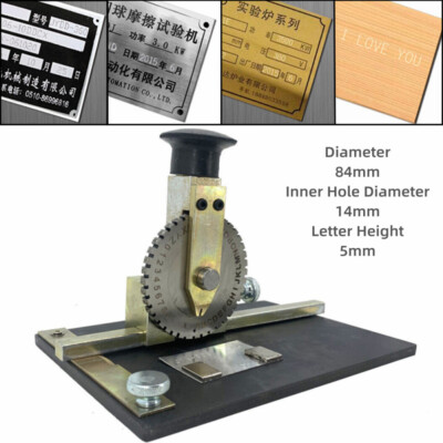 Metal Stamping Marking Machine Plate Stamping Printer Manual Dog Tag ...