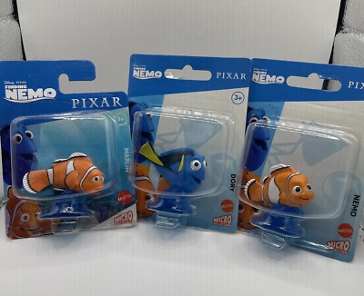 Disney / Pixar Finding Nemo ~Mattel Micro Collection ~ Nemo, Marlin And ...