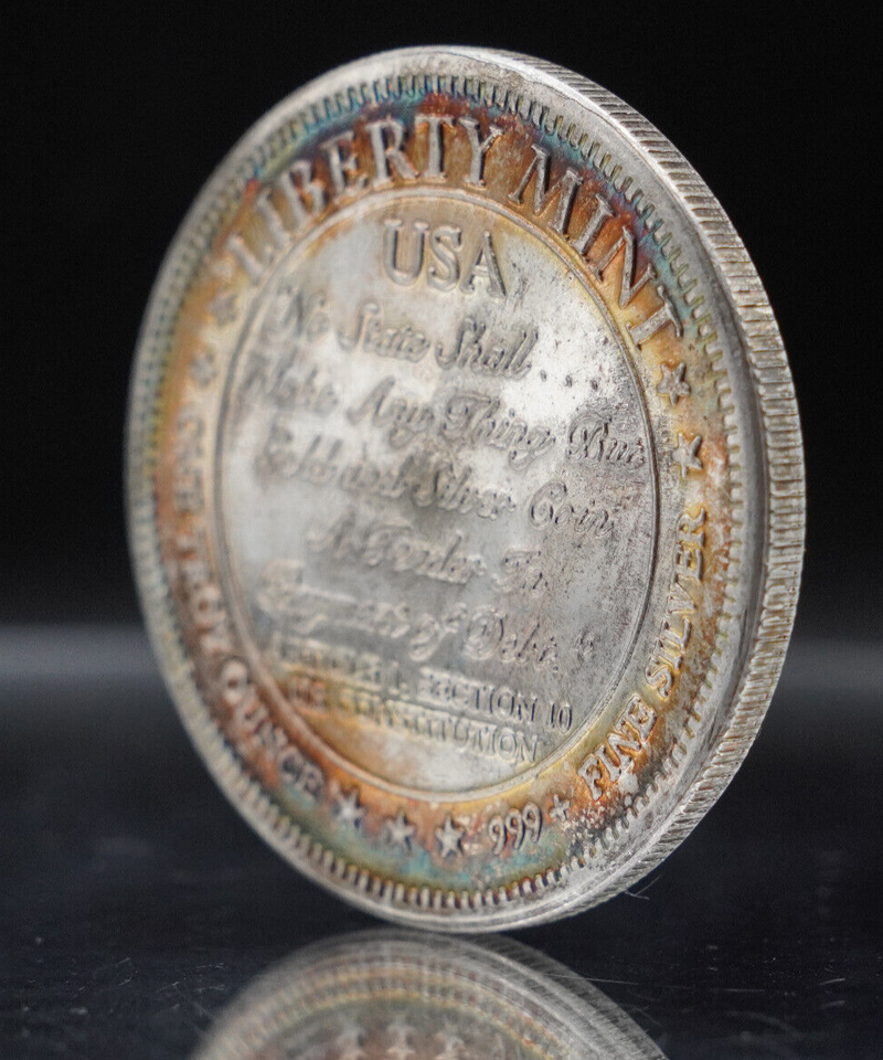 Liberty Mint USA USS Constitution Ship Boat 1oz 999 FINE Silver round ...