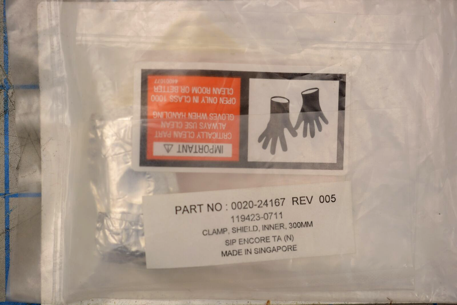 0020-24167 / CLAMP, SHIELD, INNER, 300MM SIP ENCORE SE-083669 / AMAT | eBay