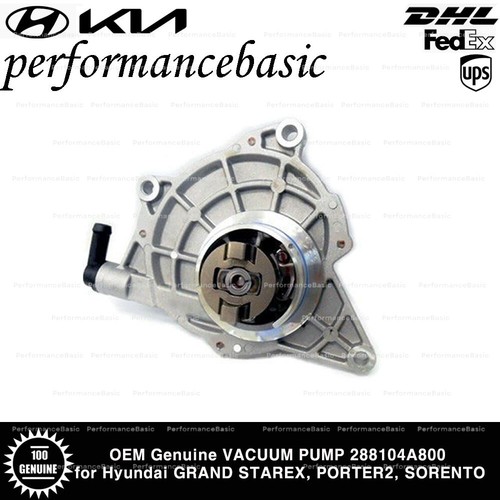 OEM Genuine VACUUM PUMP 288104A800 for Hyundai GRAND STAREX, PORTER2 ...