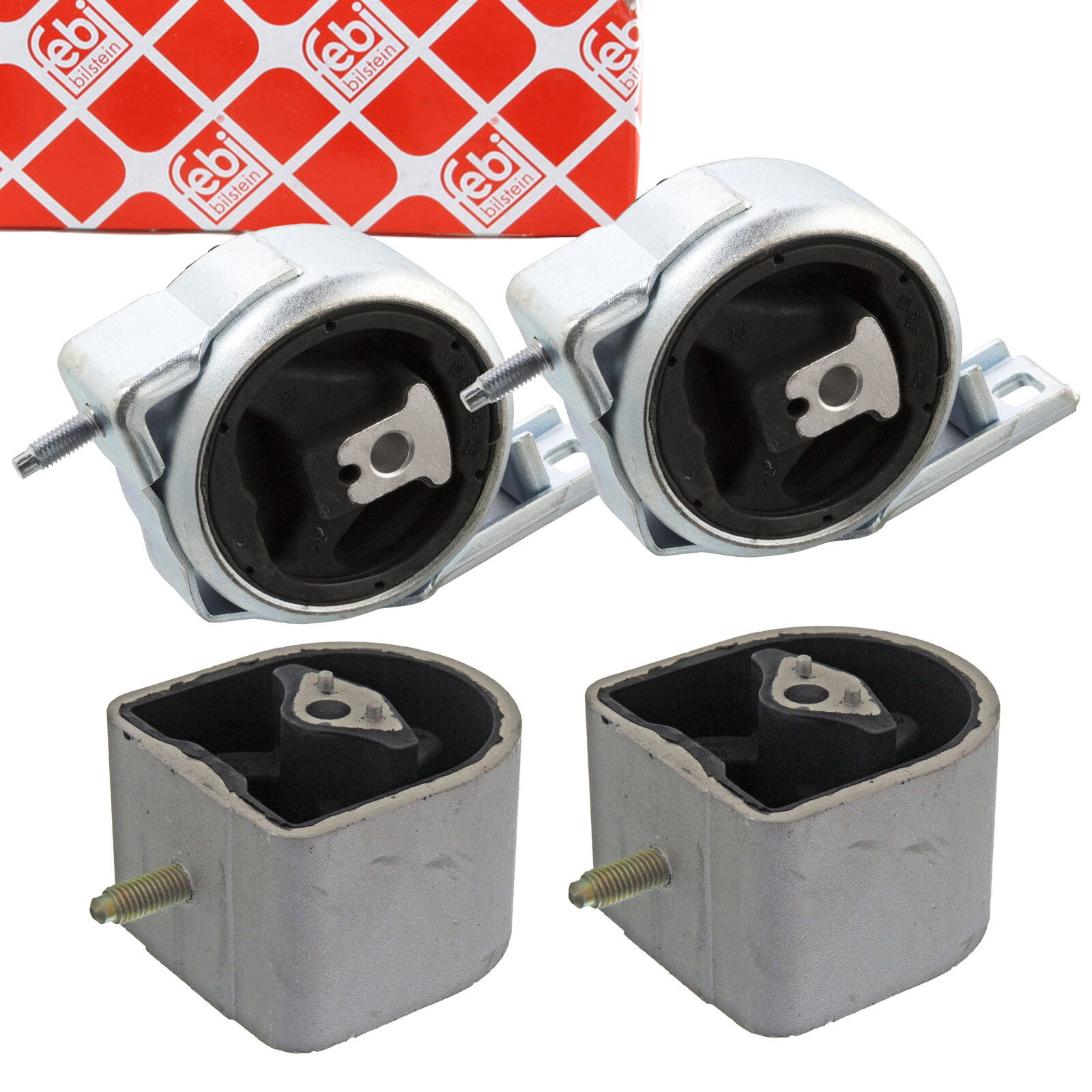 4x FEBI Motorlager Getriebelager für MERCEDES A-KLASSE W168 VANEO 414 ...