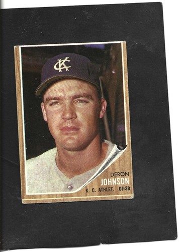 1962 Topps MLB # 82 Deron Johnson | eBay