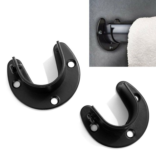 Flange Seat Socket Clothes Rail Hanging Rod Closet Rail End Support ...