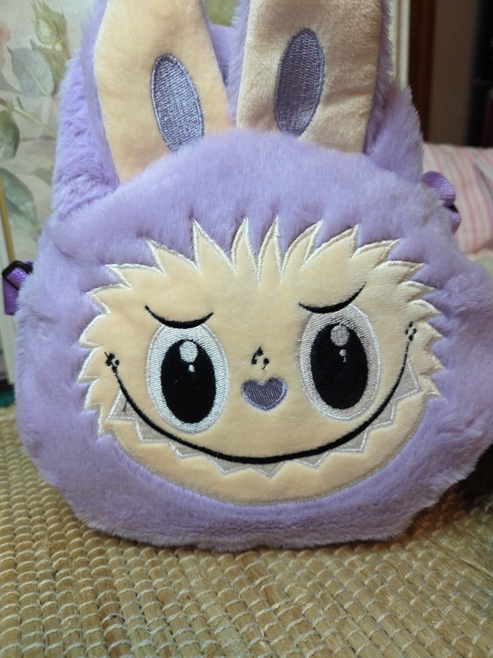 Labubu Handbag Purple Fuzzy | eBay