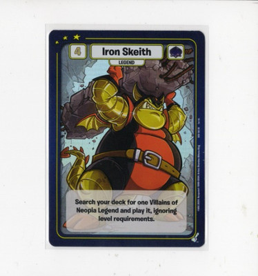 Neopets TCG Card Foil - Iron Skeith Foil Upper Deck Battledome | eBay