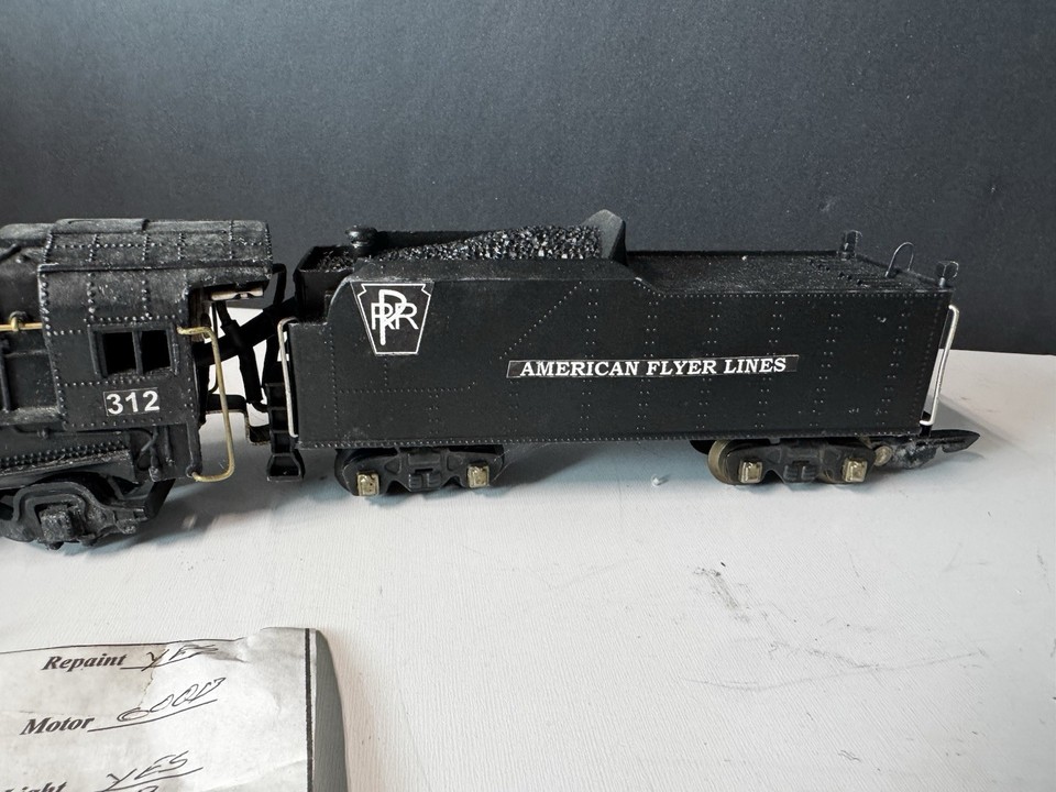 American Flyer Train #312 PRR Locomotive & Tender 004 | eBay