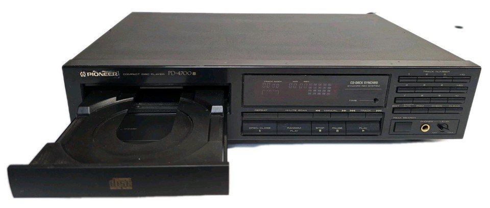 Pioneer PD-4700 CD Disc Player Hi-Fi Separate Black Vintage Tested ...