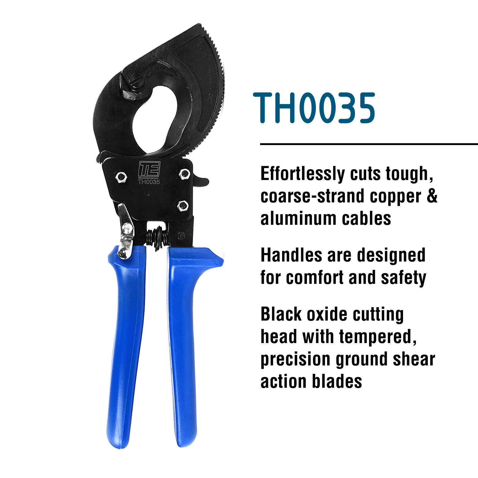TEMCo HD Ratchet 500 mcm WIRE & CABLE CUTTER Electrical Tool 240mm2 | eBay