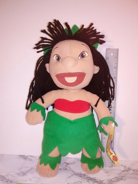 Applause Disney Lilo & Stitch Hulu Girl Lilo Plush Stuffed Doll Hawaii ...