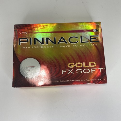 Pinnacle Gold FX Soft Distance 12 Pack (1 Dozen) Golf Balls | eBay
