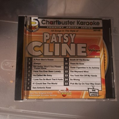 CHARTBUSTER KARAOKE - CLASSIC COUNTRY - PATSY CLINE - CB90146 - RARE ...