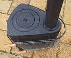 Hellfire GARDEN Cast Iron Stove Cooker BBQ Patio Heater Pizza Oven Fire ...