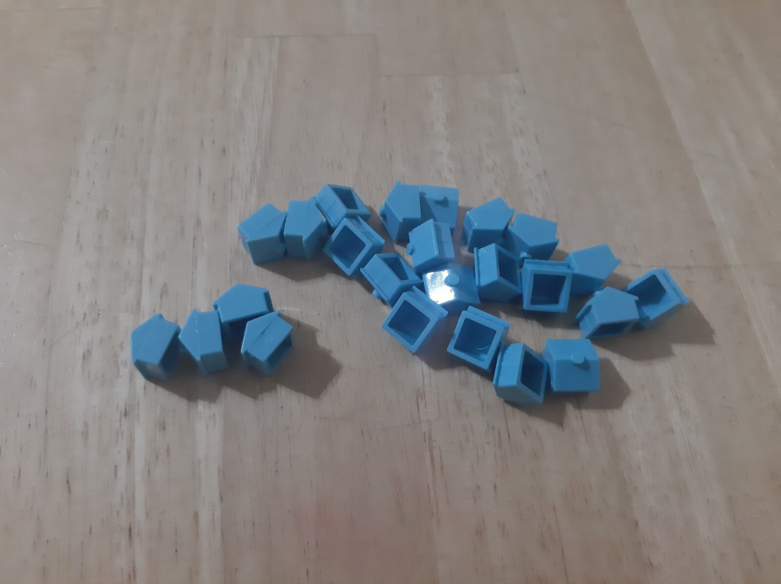Monopoly Houses 24 Light Blue Ultimate Banking 2015 Replacement Pieces ...