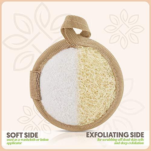 Premium Exfoliating Facial Loofah Scrubbers Natural Face Exfoliator Pad ...