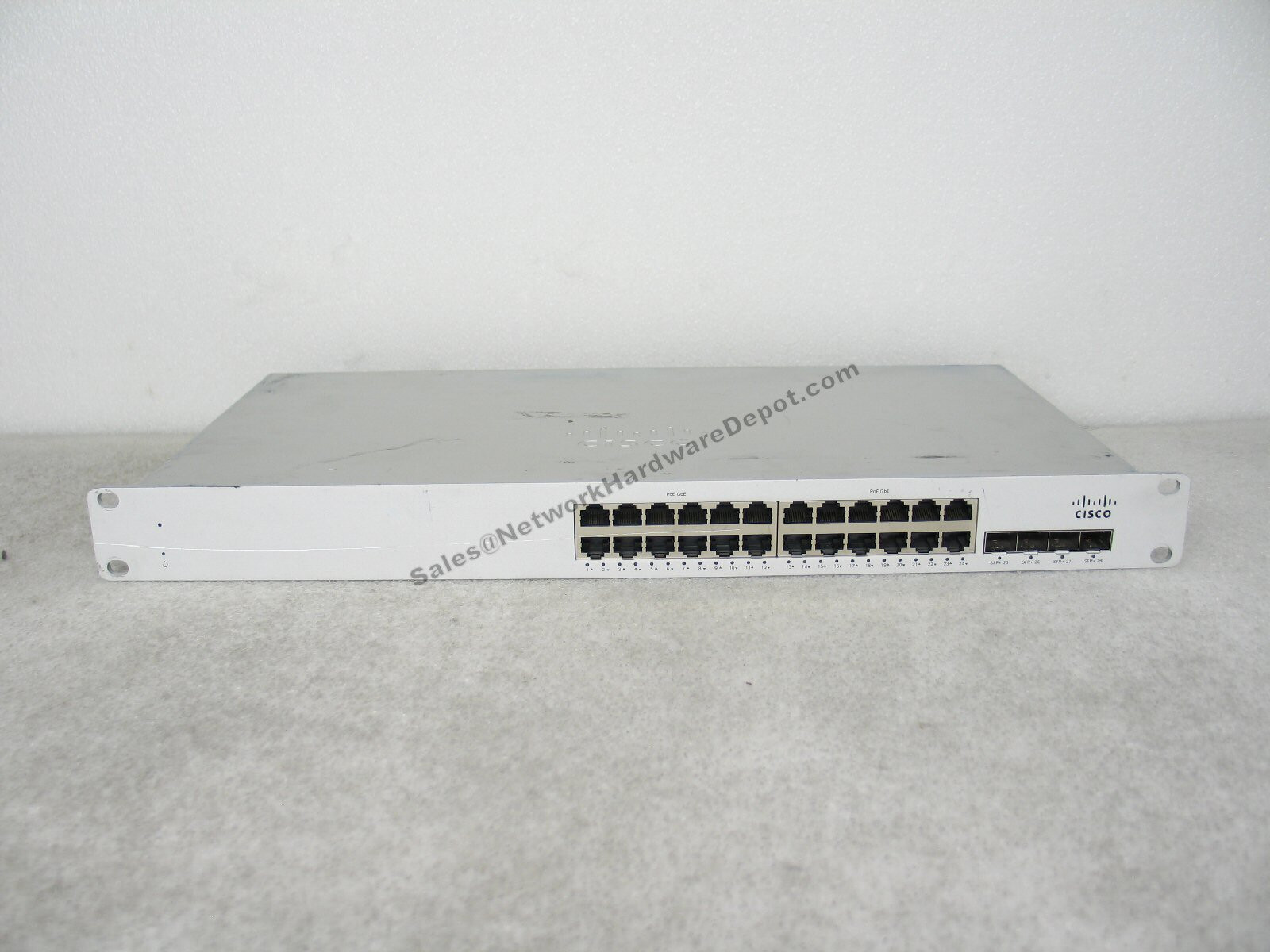 Meraki Cisco MS225-24P-HW 24-Port Gigabit PoE Switch - Tested ...