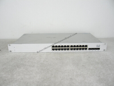 Meraki Cisco MS225-24P-HW 24-Port Gigabit PoE Switch - Tested ...