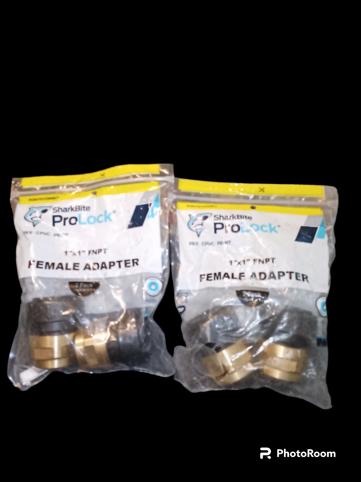 ProLock 1" Push-to-Connect FIP Plastic/Brass Adapter Fitting Lot Of 2 697285056985| eBay