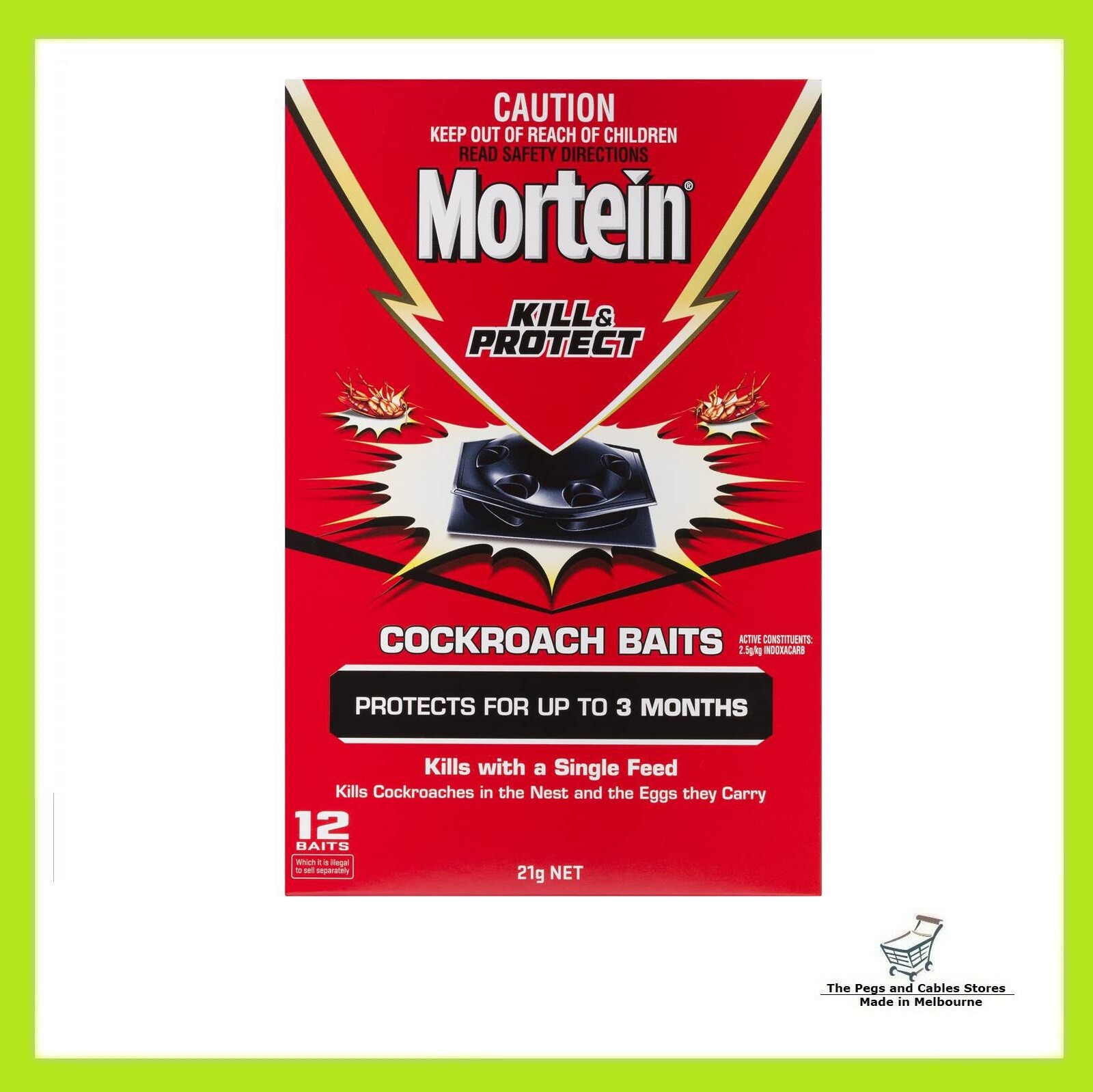 12 Pack Mortein Nest Kill & Protect Cockroach Bait Station | eBay