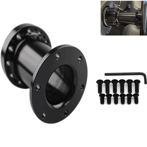 Black 4" Universal Racing Car Steering Wheel Hub Extender Extension ...
